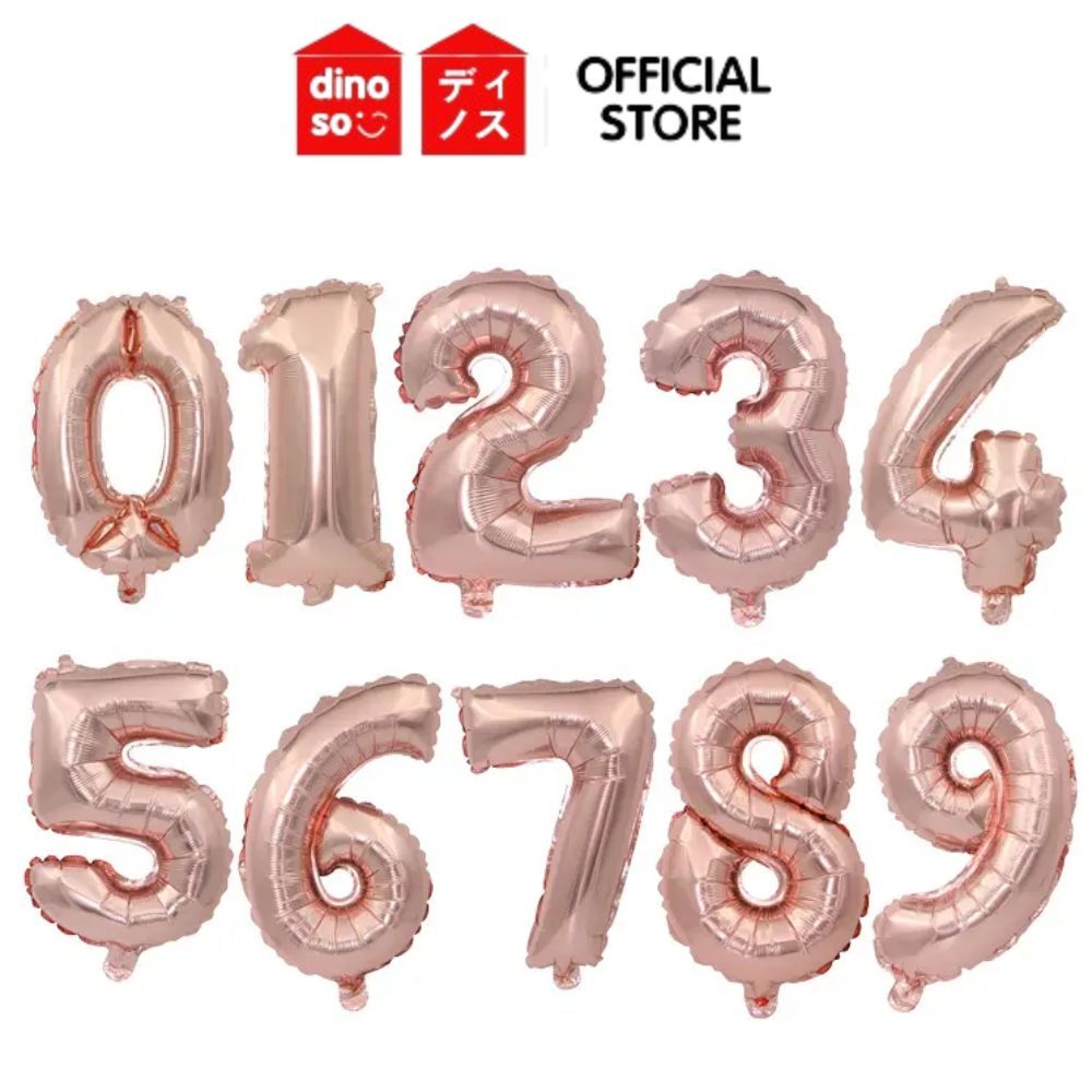 Jual Balon Foil Angka Large 0-9 Ukuran 32 Inch 1pcs Balon Angka Jumbo ...