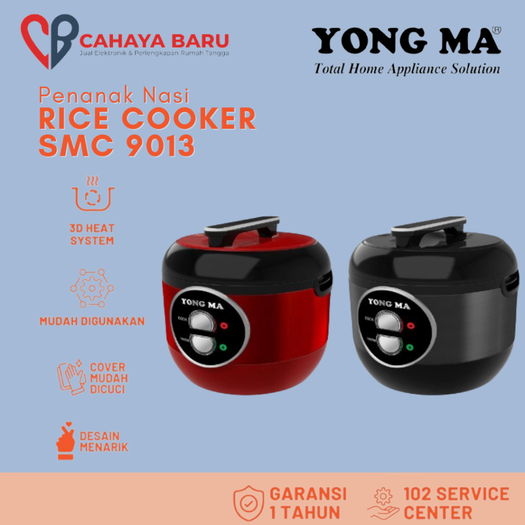 Jual YONGMA RICE COOKER SMC 9013 | Shopee Indonesia