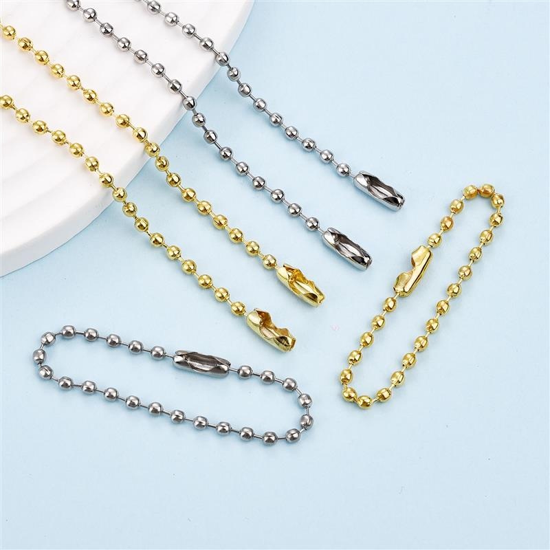 Jual (20pcs) Rantai Kuku Biji Lada Merica / Tali Rantai Hang Tag / Tali ...