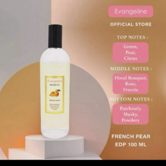 Jual Evangeline Premium EDP 100ml - FRENCH PEAR Parfum Wanita | Shopee Indonesia