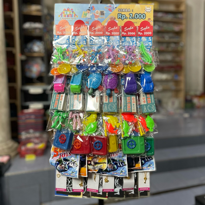 Jual Mainan Renceng Renteng Serba 2000 Isi 60 Pcs Paket Usaha Murah ...