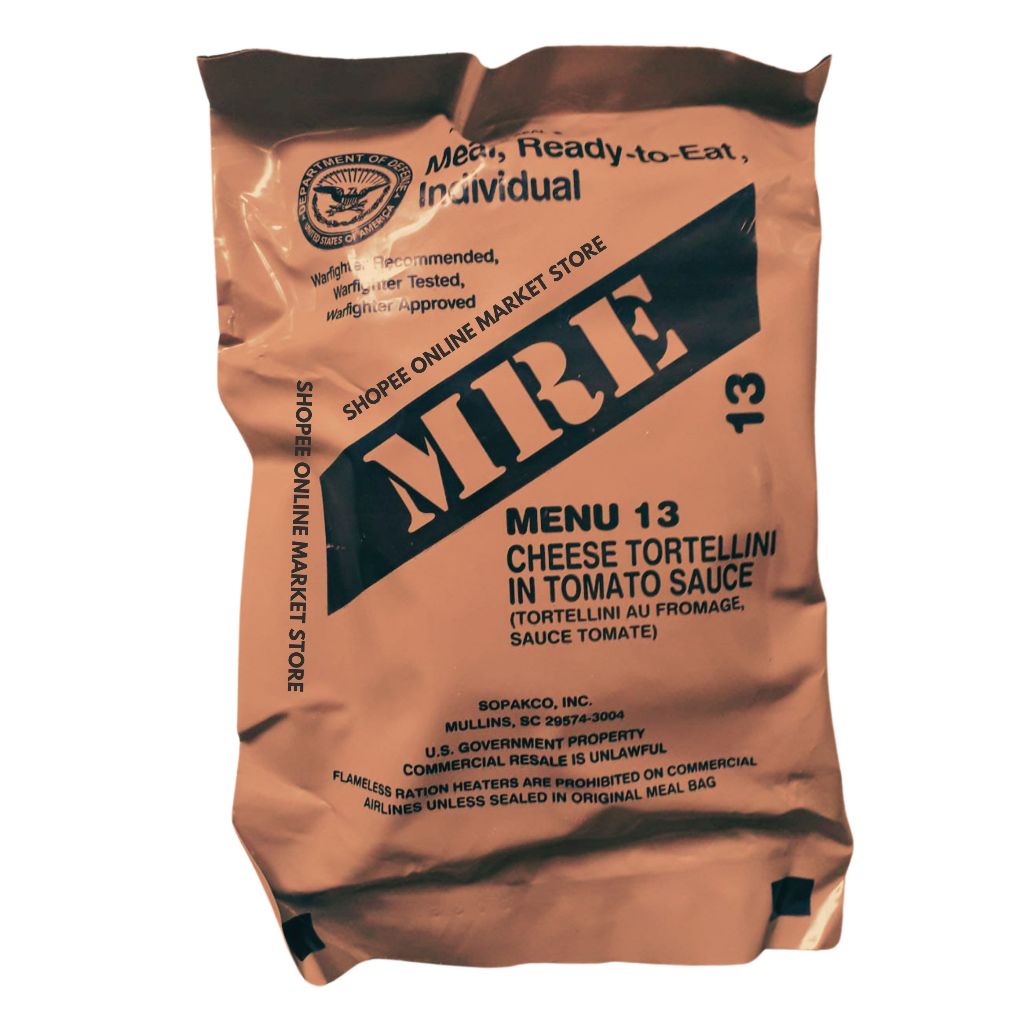 Jual MRE ransum tentara amerika menu 13 | Shopee Indonesia