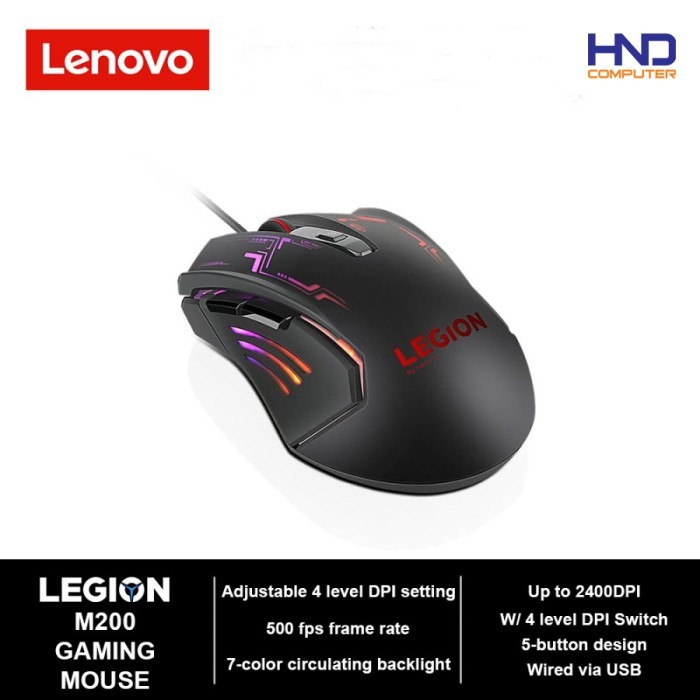 Jual Mouse Gaming Lenovo Legion M200 | Shopee Indonesia