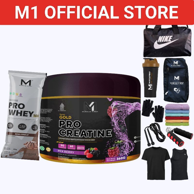 Jual Muscle First Gold Pro Creatine 360Gram 60serving Suplemen Creatin ...