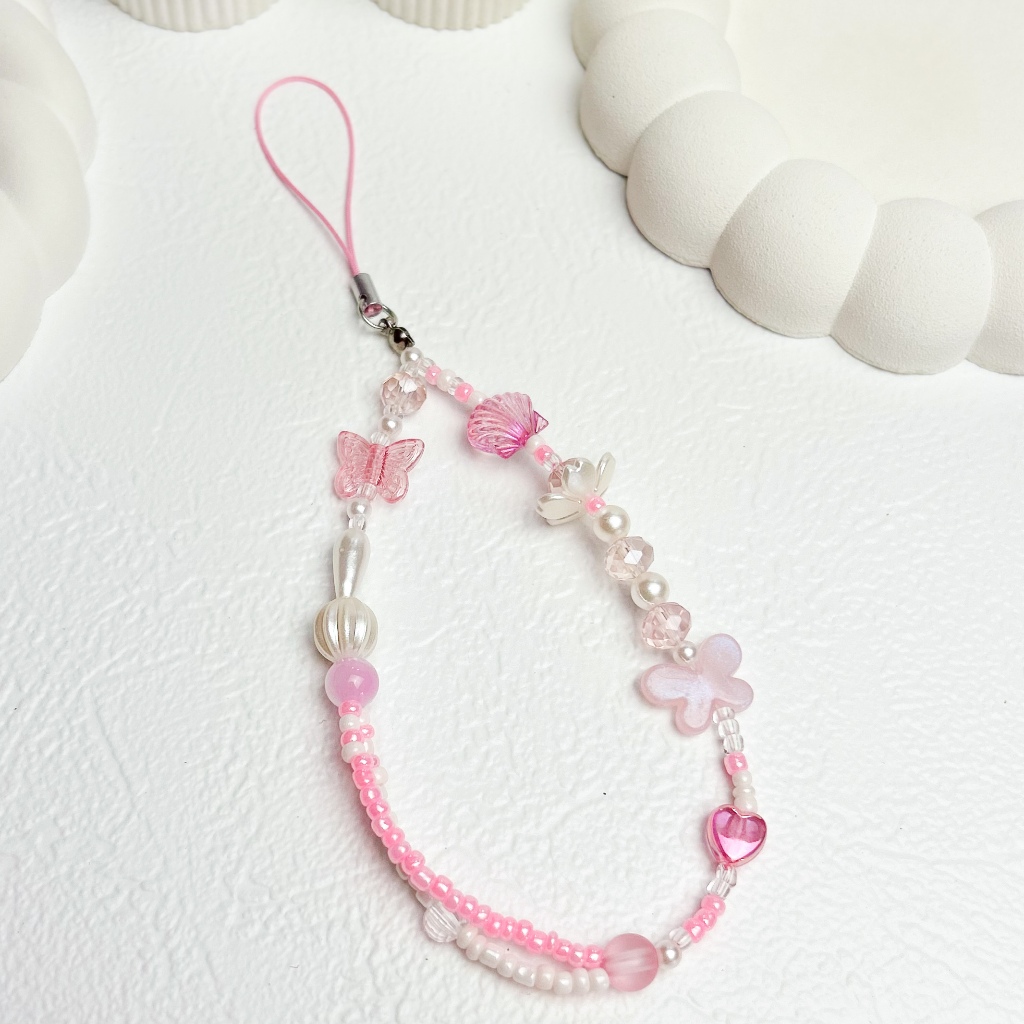 Jual PHONE STRAP BEADS KRISTAL HP TALI HP GELANG BRACELET KOREA ...