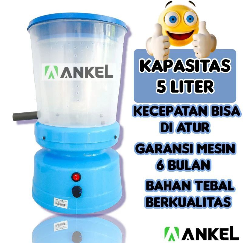 Jual ALAT PENIRIS MINYAK KAPASITAS 5L BIRU | Shopee Indonesia