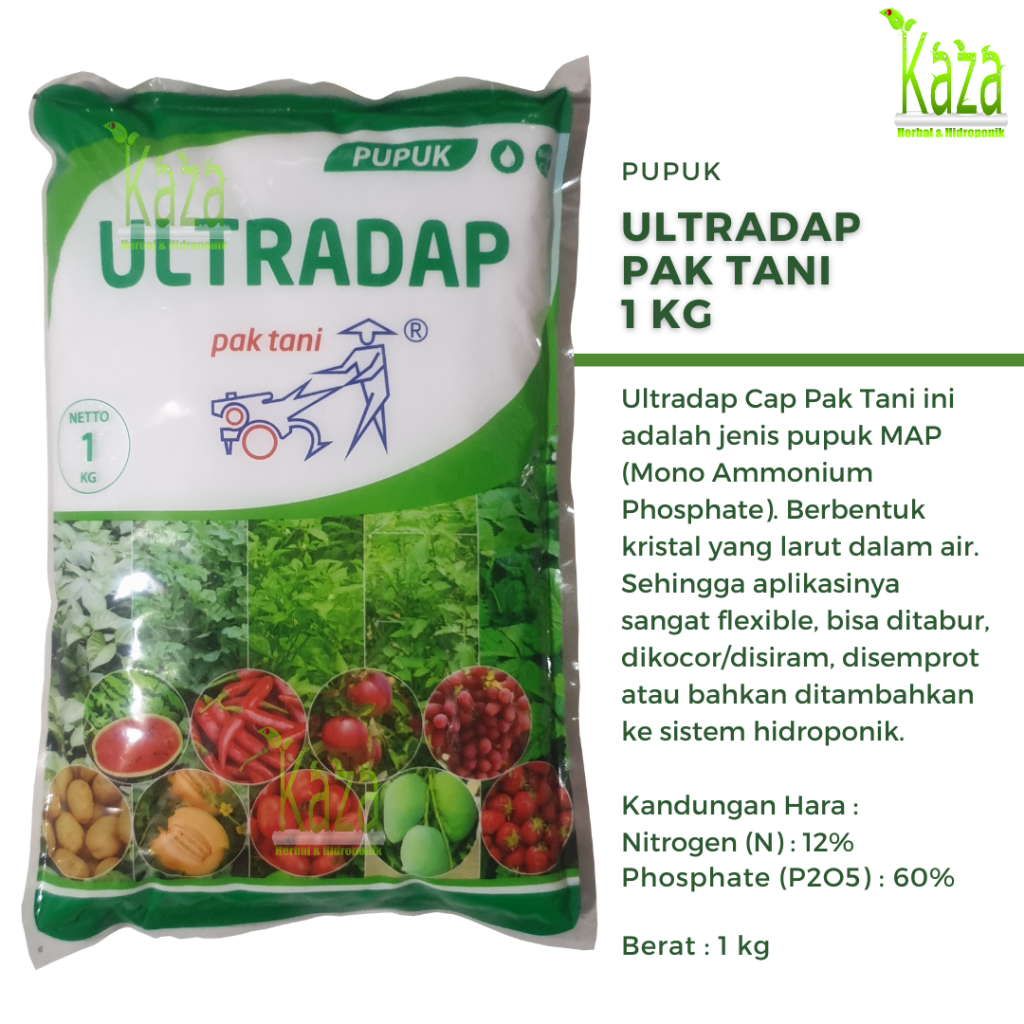 Jual Pupuk Ultradap 1 Kg Cap Pak Tani - MAP | Shopee Indonesia