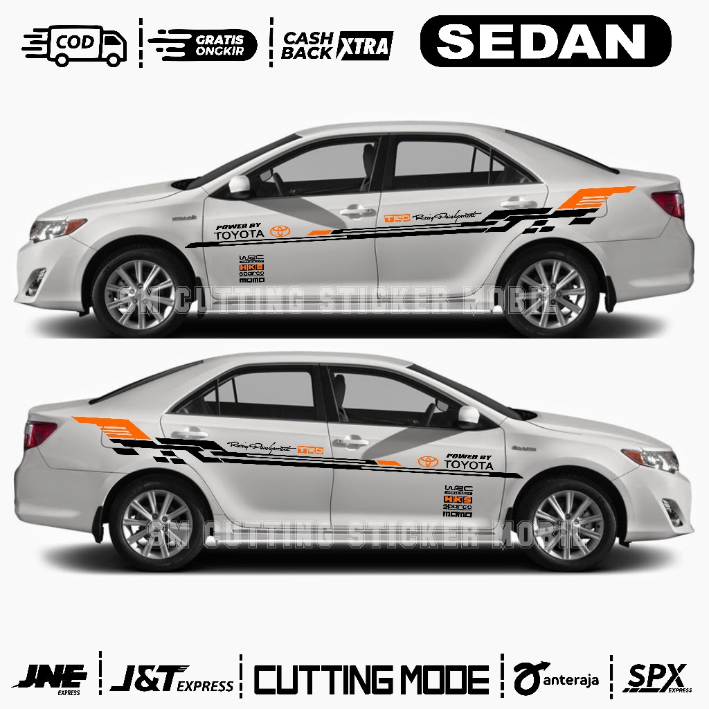 Jual Sticker Striping List Stiker mobil Sedan Terbaru Stiker Cutting ...