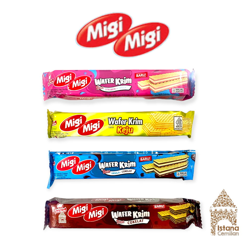 Jual Migi Migi Wafer Krim 11 Gram SATUAN | Momogi Wafer | Shopee Indonesia