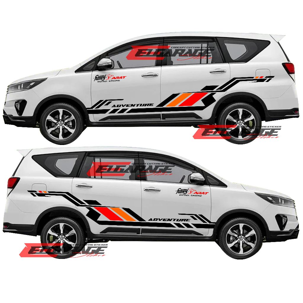 Jual sticker mobil kijang inova sticker cutting body samping kijang ... Jual sticker mobil kijang inova sticker cutting body samping kijang ...