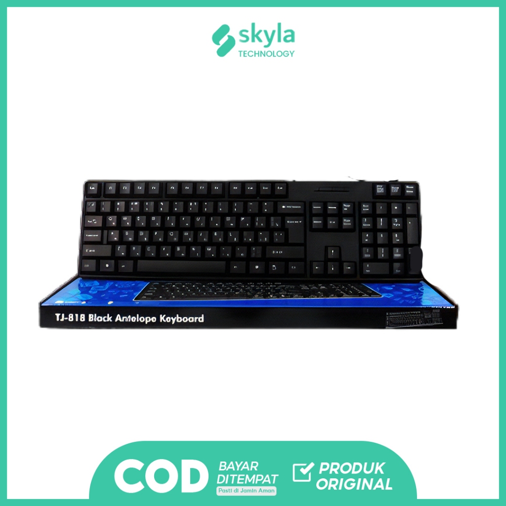 Jual Keyboard HP TJ-818 Black Antelope Keyboard Business Keyboard ...