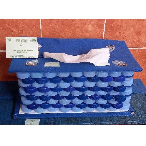 Jual limbah sampah kreasi tutup botol tempat tissue | Shopee Indonesia