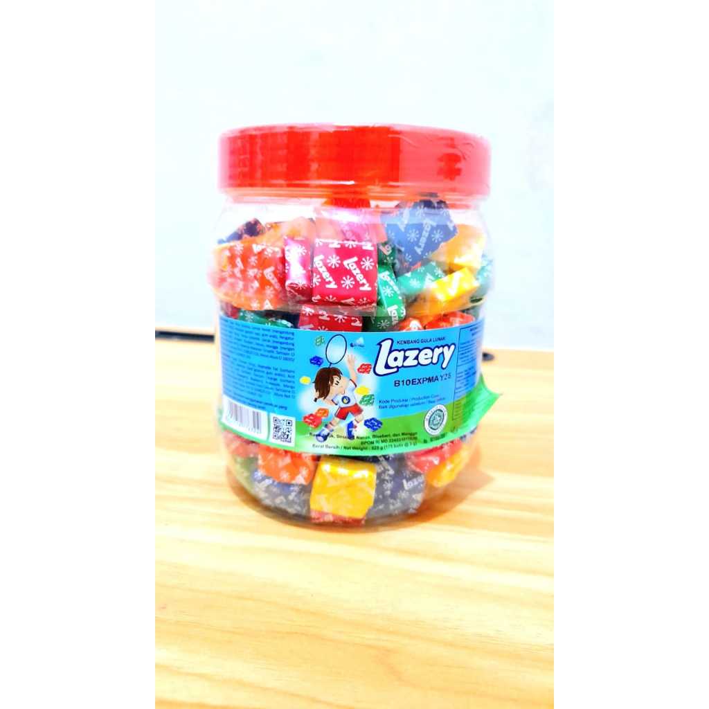 Jual permen lazery kotak rasa buah dengan isi sebanyak 175 pcs | Shopee ...