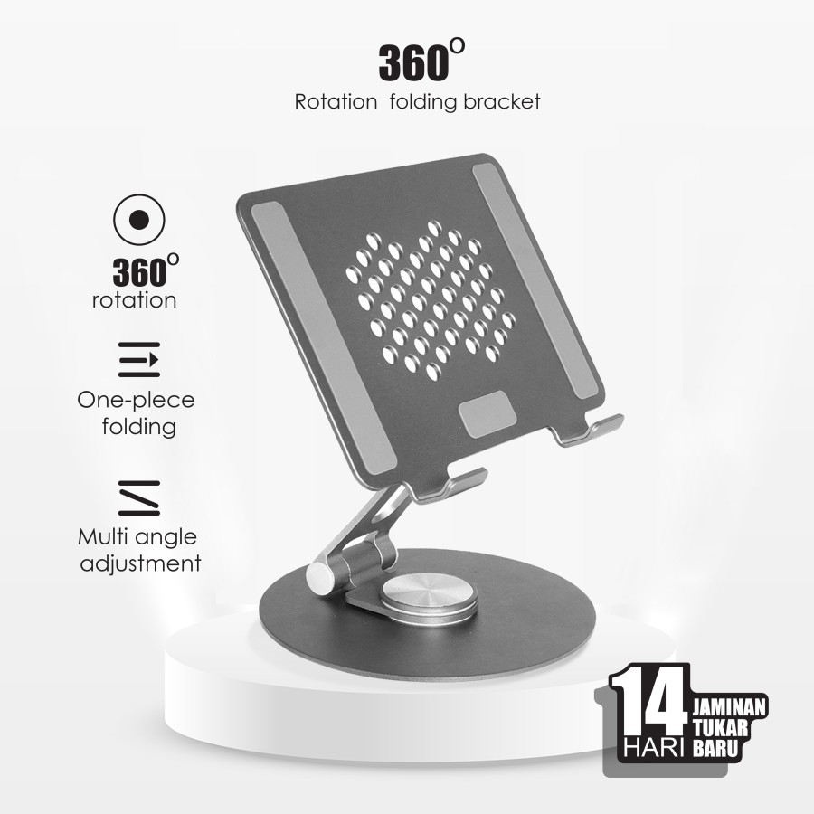Jual COSTA Foldable Holder 360° Metal CNC Stand Lipat Dudukan Tablet PC ...