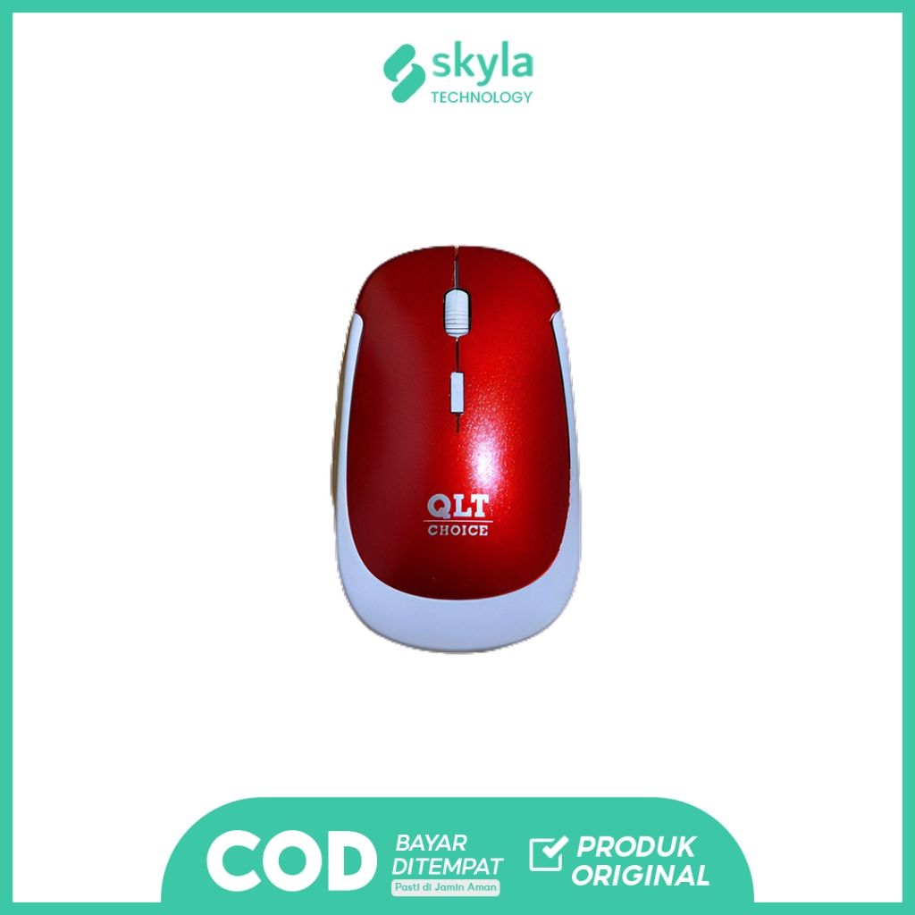 Jual Mouse Wireless QLT Choice With USB 2.4 GHz 1600DPI | Shopee Indonesia