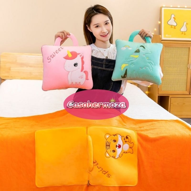 Jual Balmut 2In1 Bantal Selimut Motif Lucu | Shopee Indonesia