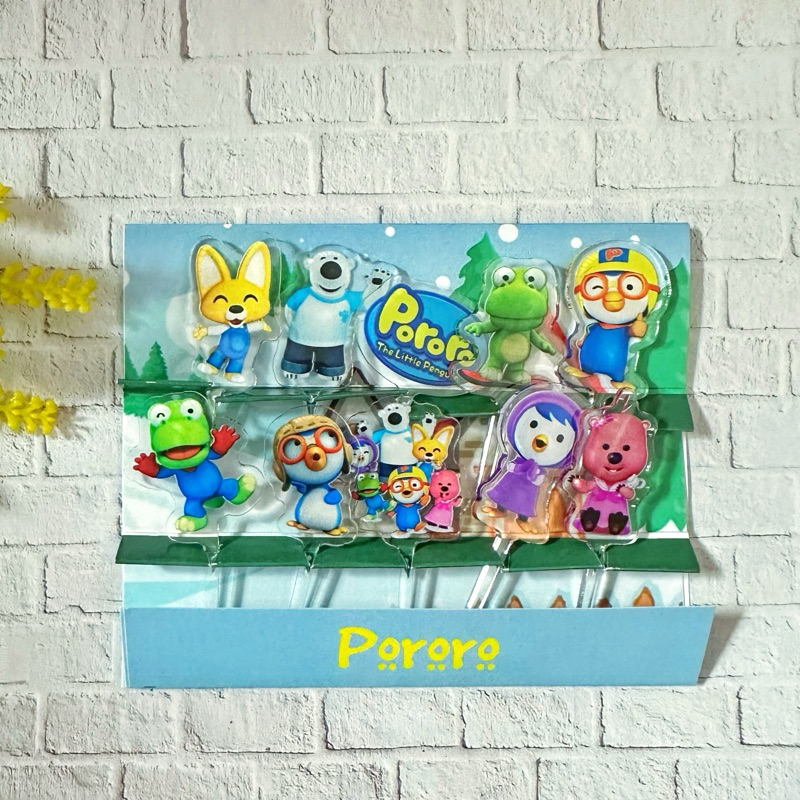 Jual Tusukan Bento Pororo Pick Foodpicks Hiasan Bekal Anak Sekolah ...