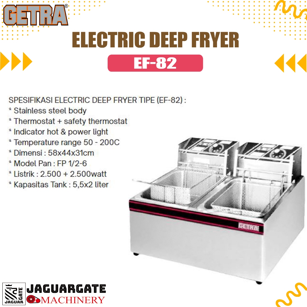 Jual EF-82 Electric Deep Fryer EF-82 / Mesin Penggorengan Listrik EF82 ...