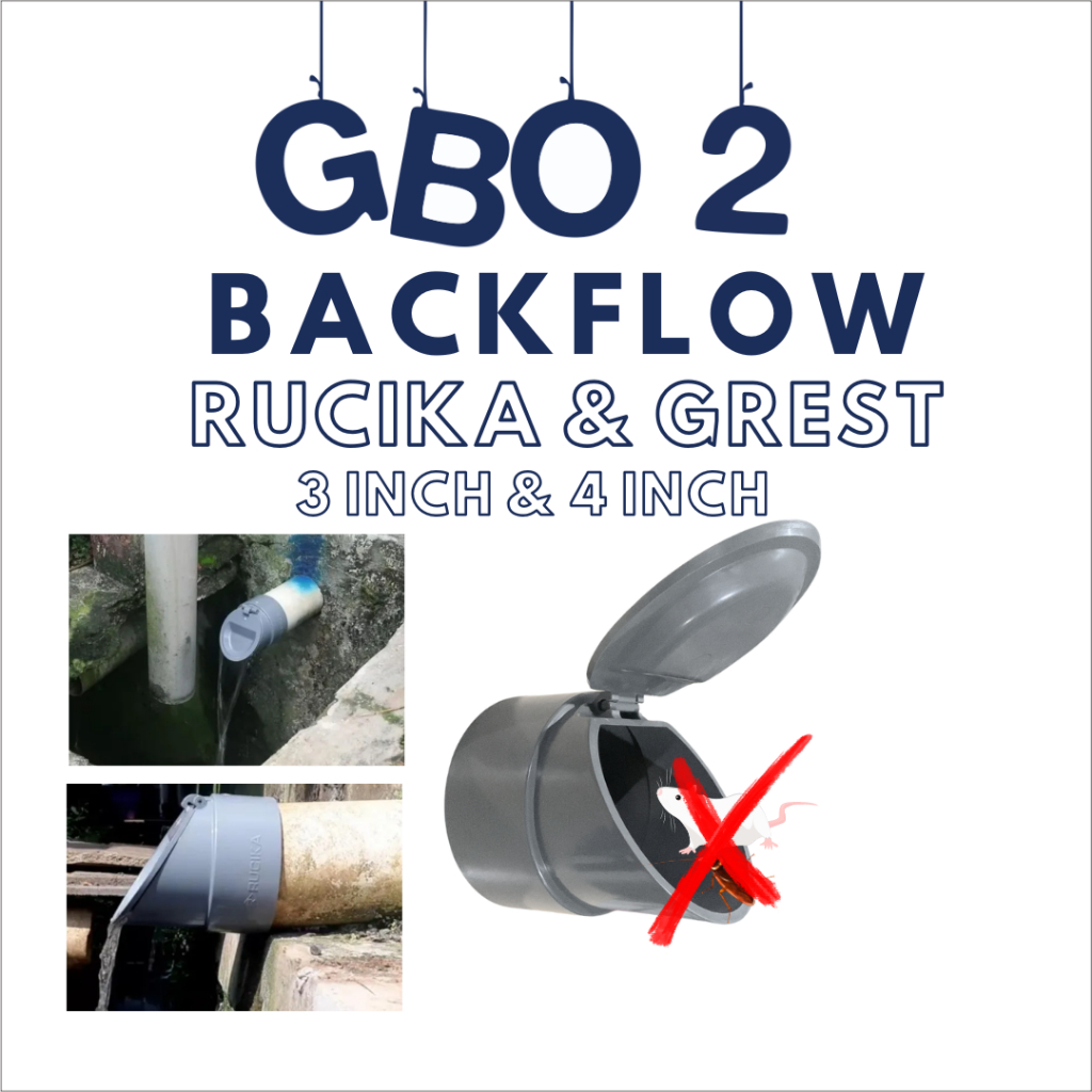 Jual BACKFLOW VALVE 3 INCH & 4 INCH - DOP PEMBUANGAN ANTI TIKUS DAN ...