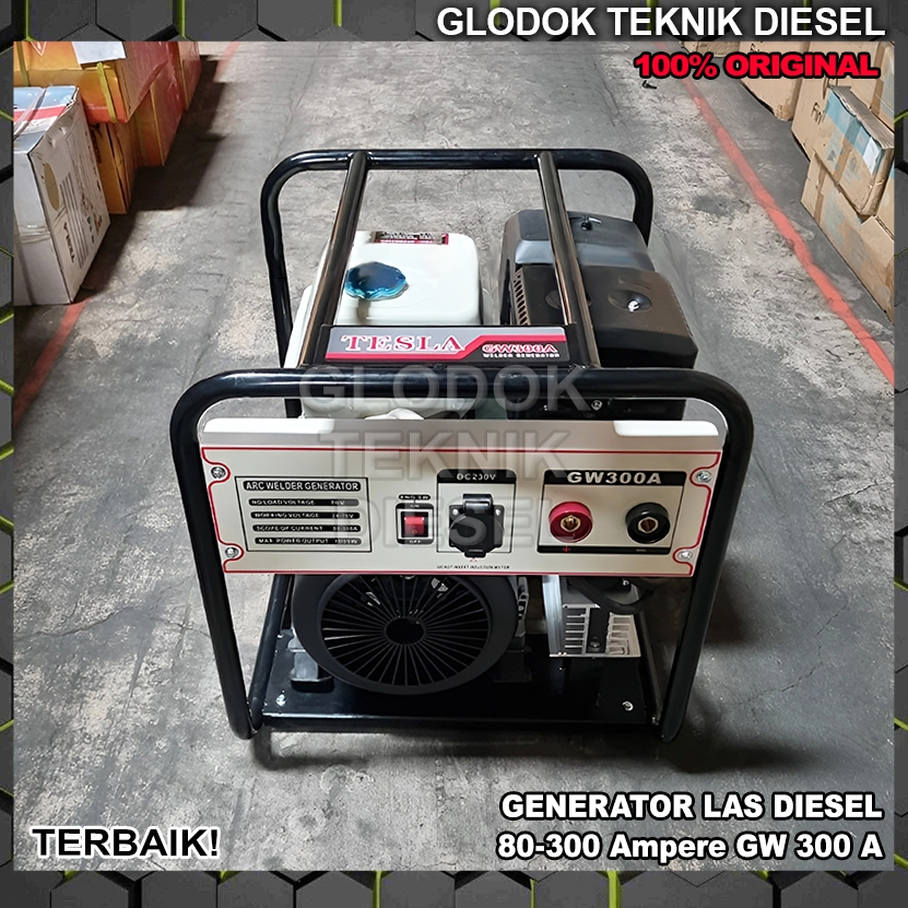 Jual Genset Las GW 300 A Ampere 1000 W GW300A Welding Generator Tesla ...