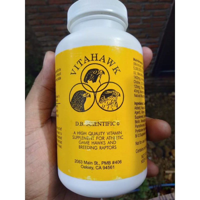 Jual VITAHAWK MAINTENANCE/VITAMIN ELANG/VITAMIN BOP/VITAMIN OWL ...