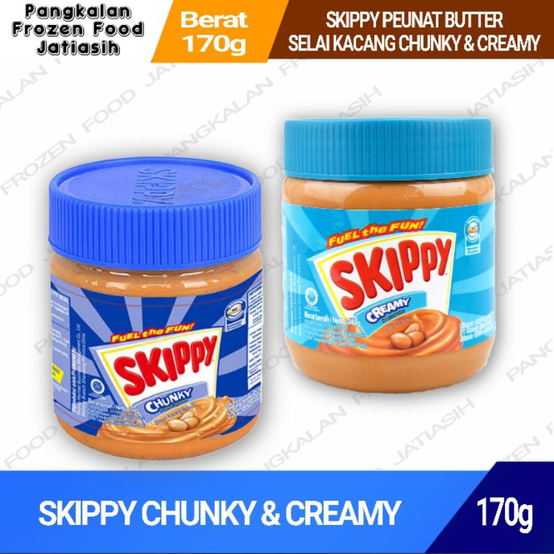 Jual Skippy Selai Kacang Chunky - Creamy I Skippy Peunat Butter I 170g ...