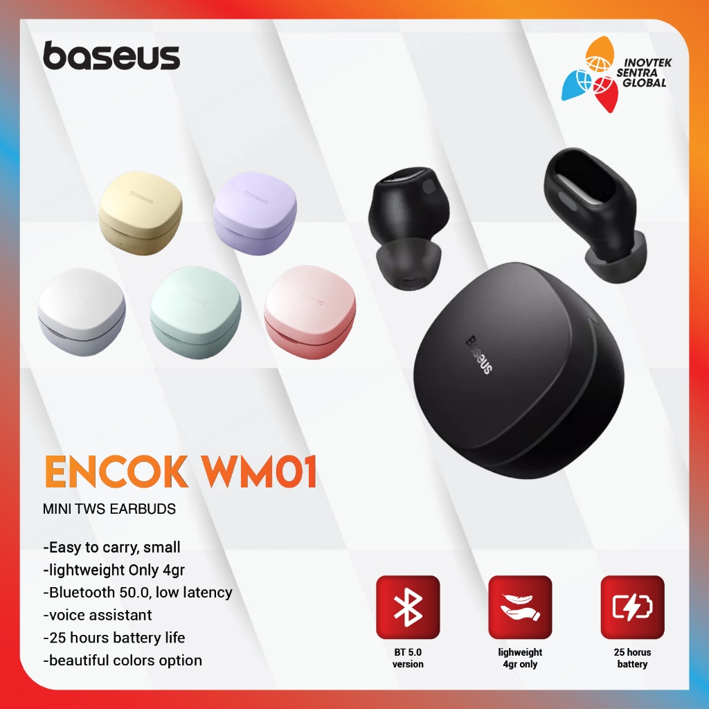Jual Baseus WM01 / Encok WM-01 TWS True Wireless Bluetooth Earbuds ...
