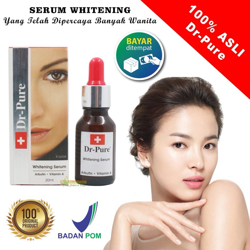 Jual Dr Pure Whitening Serum 20ml | Shopee Indonesia