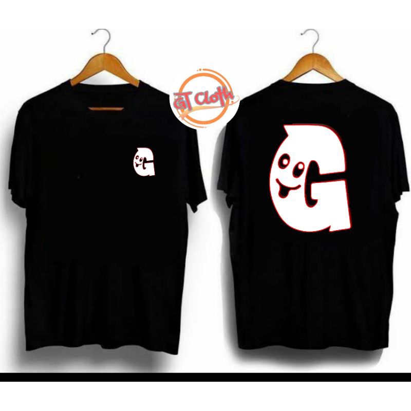 Jual LOGO Inisial Nama Huruf G Cute Monster Baju Kaos Distro Premium ...