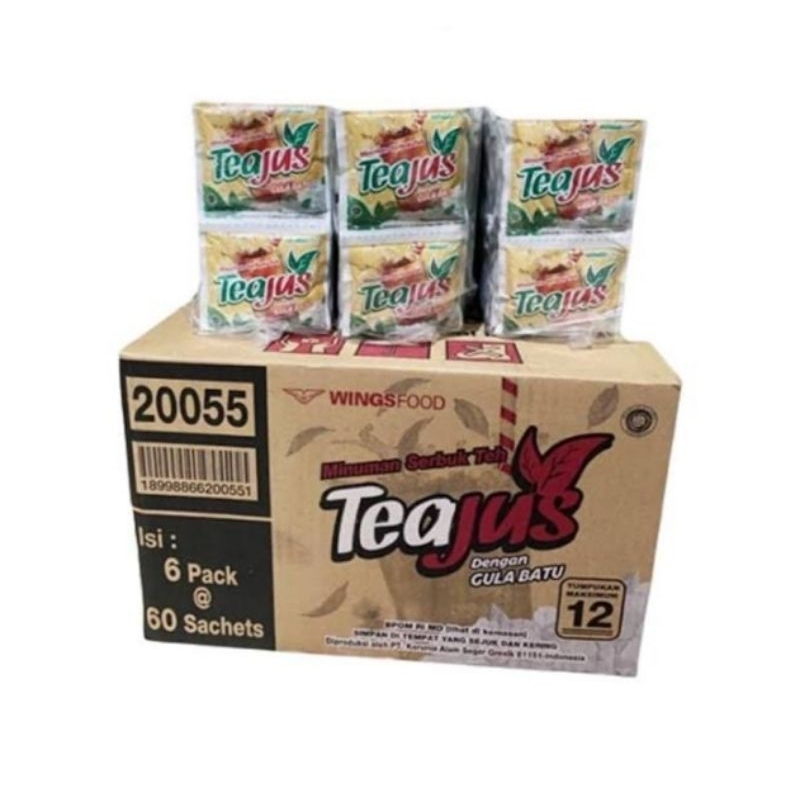 Jual teajus gula batu 1 dus tea jus gula batu | Shopee Indonesia