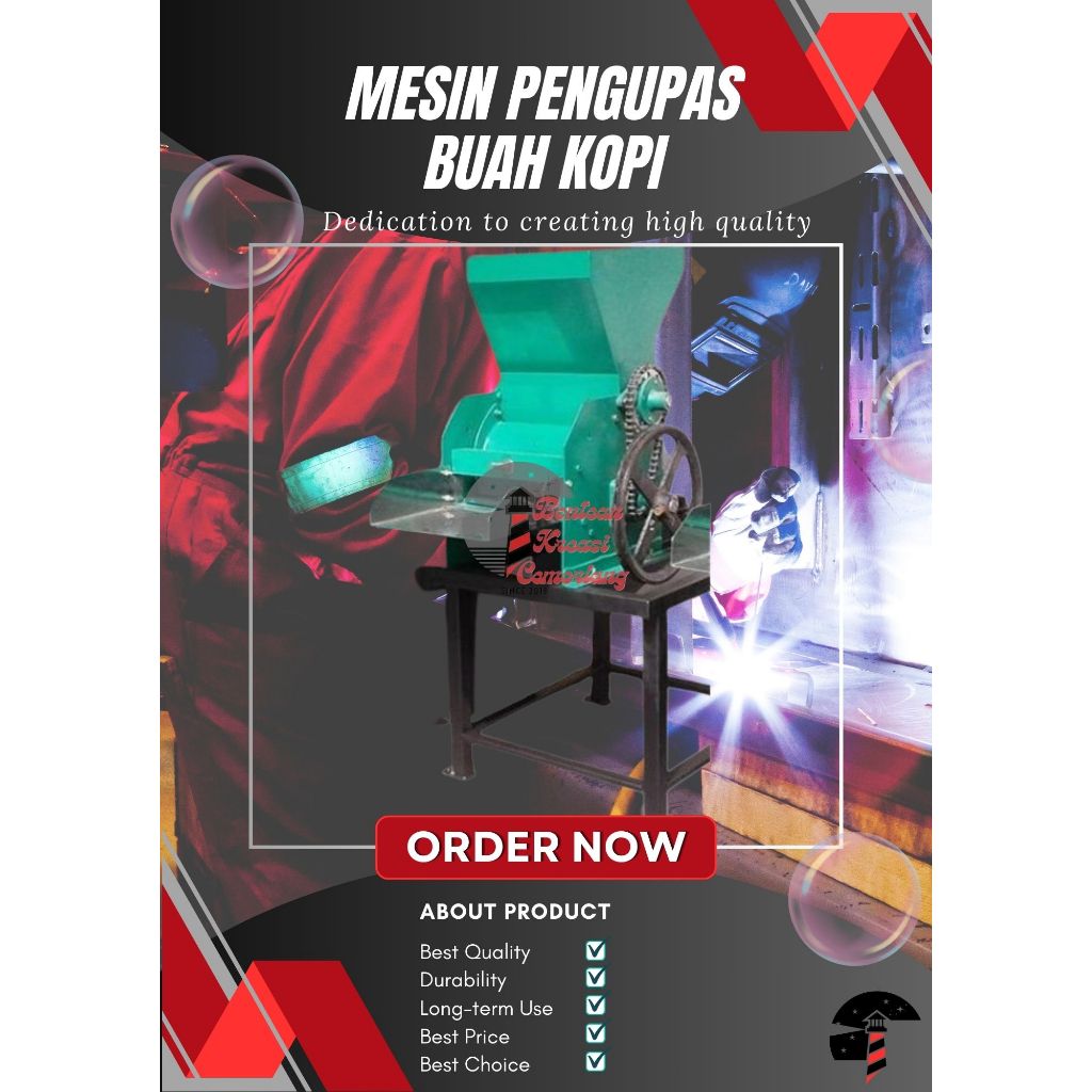 Jual Mesin Pulper Kopi 50kg/Proses - Mesin Pengupas Kopi - Peeler Kopi ...