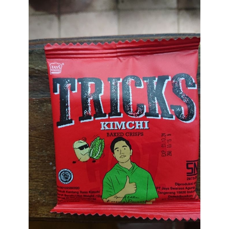 Jual TRICKS BISKUIT KENTANG POTATO BAKED CHIPS RASA ASIAN BBQ / KIMCHI ...