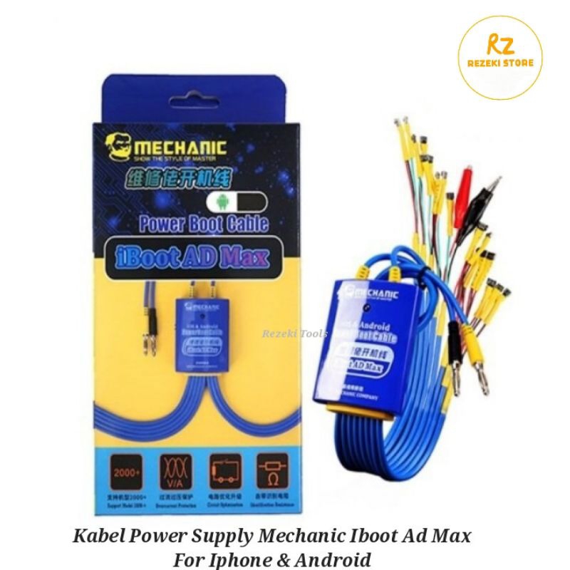 Jual Kabel Power Supply Mechanic Iboot Ad Max For Iphone + Android Original | Shopee Indonesia