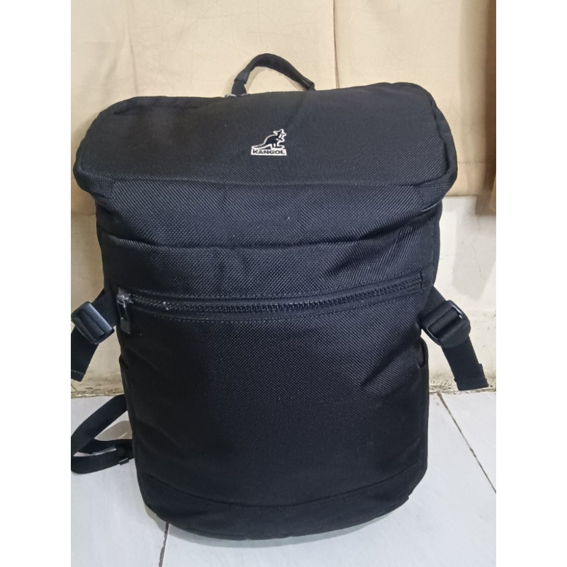 Jual Tas Ransel Daypack Backpack Kangol Tabung Hitam 02034 | Shopee ...