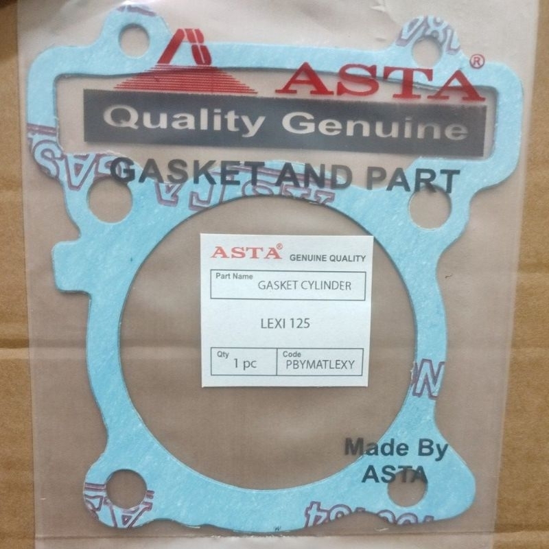 Jual gasket paking blok cylinder bawah lexy / lexi 125 Asta | Shopee Indonesia