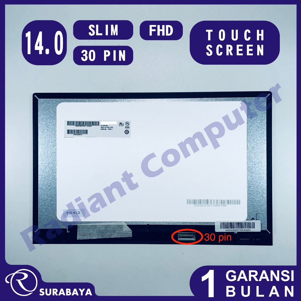 Jual LCD LED Touchscreen Asus Vivobook Flip TP412 TP412F TP412FA TP412U ...