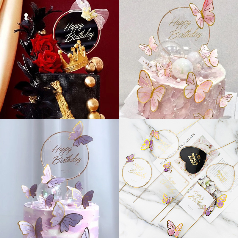 Jual TOPPER CAKE MINIMALIS BESI ELEGAN ULANG TAHUN KUE ULTAH BIRTHDAY ...