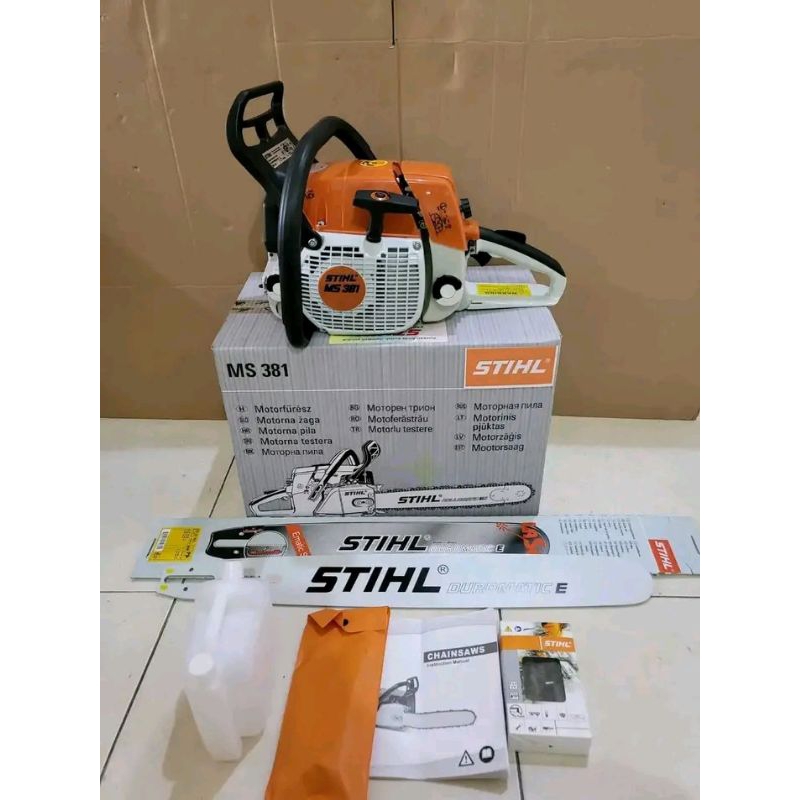 Jual MESIN CHAINSAW/SENSO MS-381 STIHL KOMPLIT,FULL SET SIAP PAKAI | Shopee Indonesia