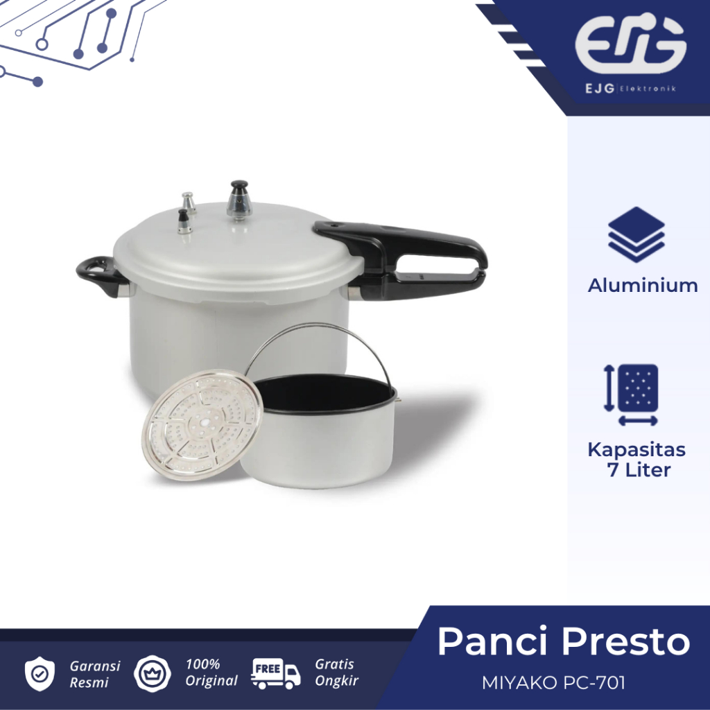 Jual Miyako Panci Presto PC 701 SerbaGuna 7L PC701 | Shopee Indonesia