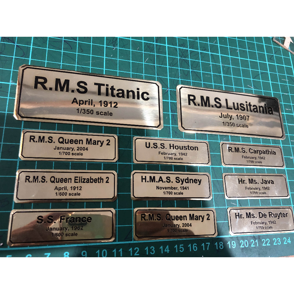 Jual Custom Etching Plat Kuningan Stainless | Grafir plat | Sign Plate ...