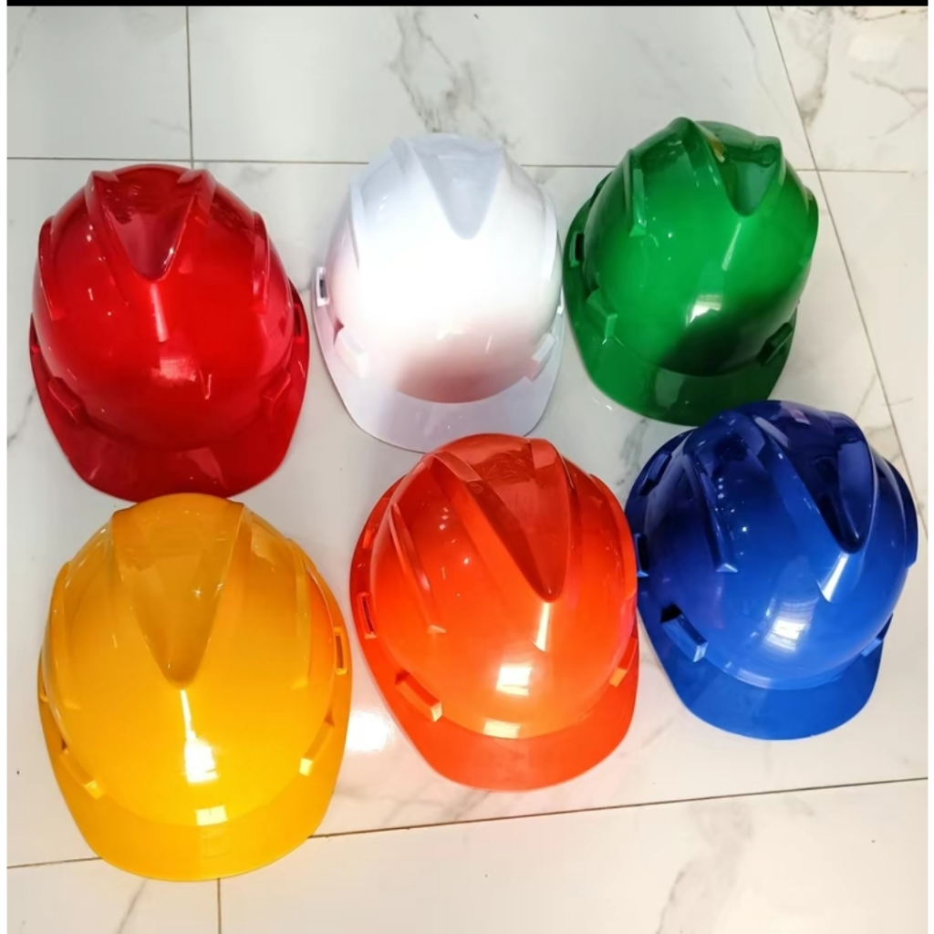 Jual Helm Safety SNI Helmet Pelindung Kerja Pabrik Proyek lapangan helm ...