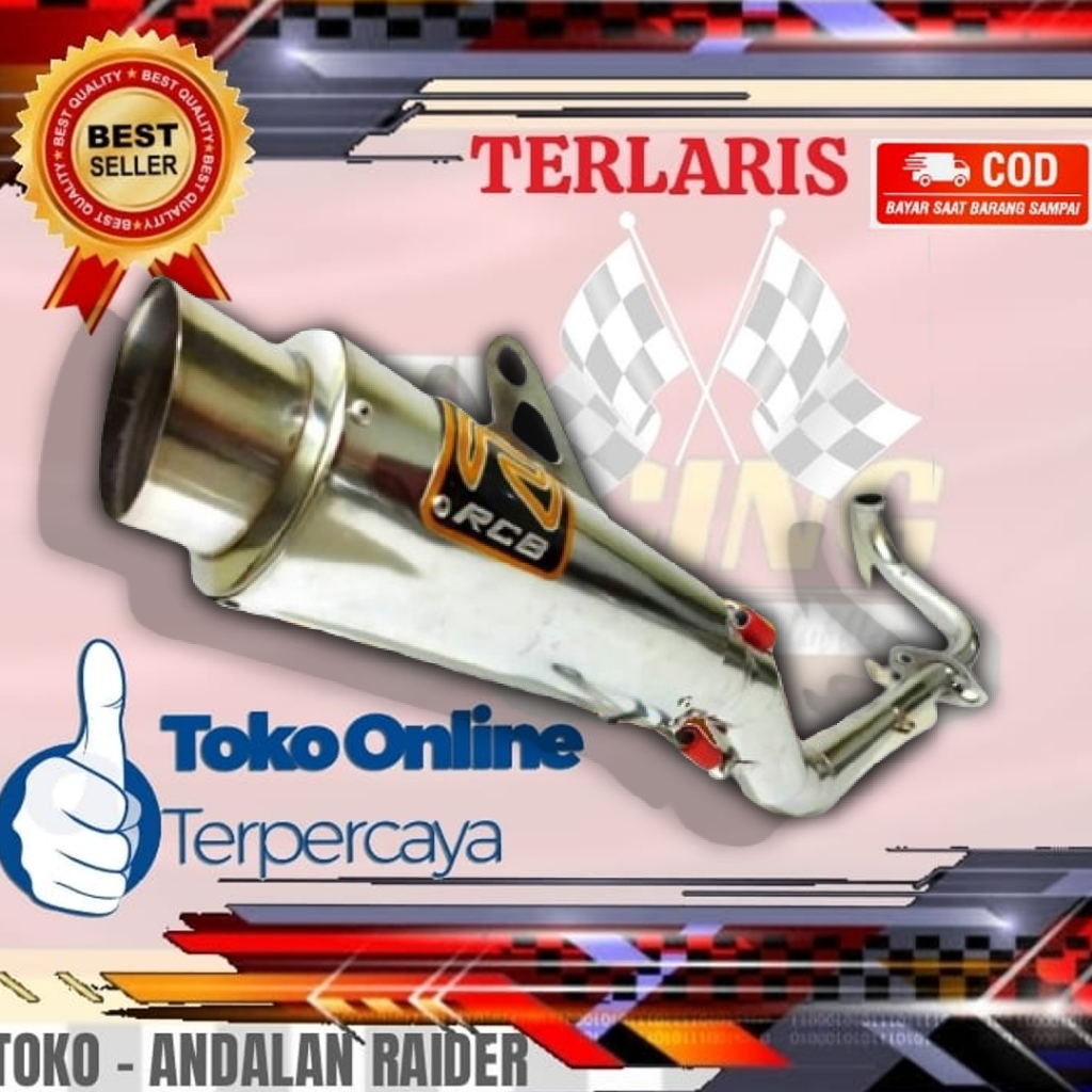 Jual KNALPOT RACING RCB VARIO 125 OLD VARIO 125 NEW VARIO 150 OLD VARIO ...