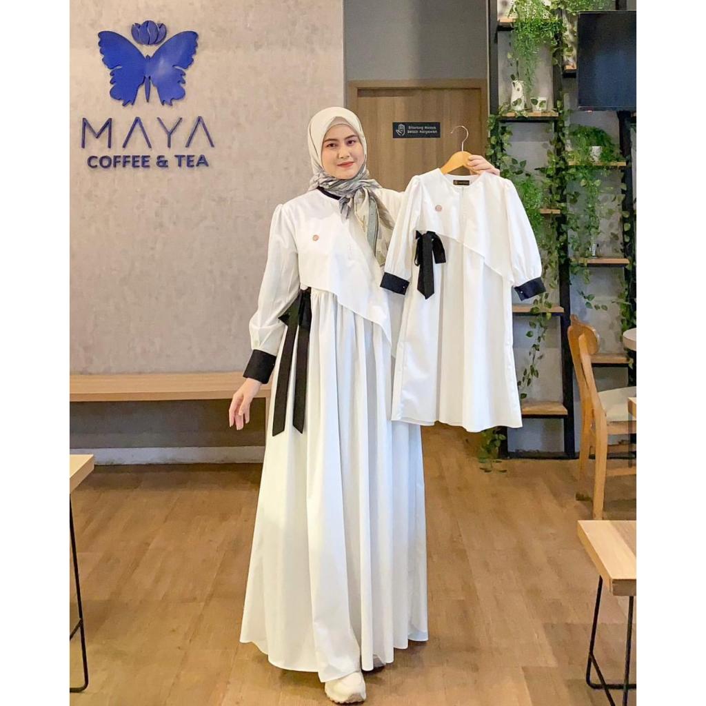 Jual Gamis Ibu dan Anak couple/ gamis Arimbi terbaru/ harga terpisa ...