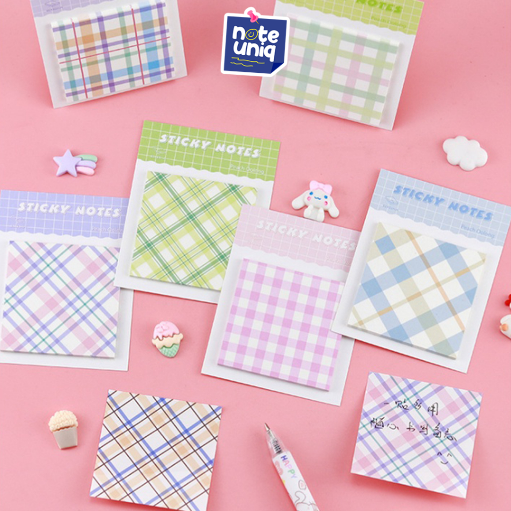 Jual [BEST COLOR] Stiky Note Pattern (30 lbr) | Kertas Tempel Pattern ...