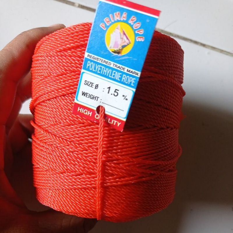Jual tali tambang kecil 1.5 mm panjang ±300 meter tali PRIMA berkualitas | Shopee Indonesia