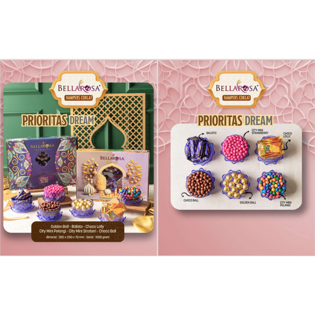 Jual CLAIYDREAM BELLAROSA PAKET PRIORITAS DREAM / BELLA ROSA HAMPERS ...