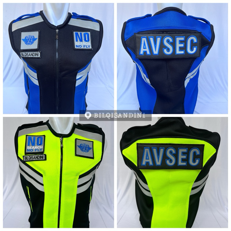 Jual rompi avsec jala tebal/rompi avsec bandara | Shopee Indonesia