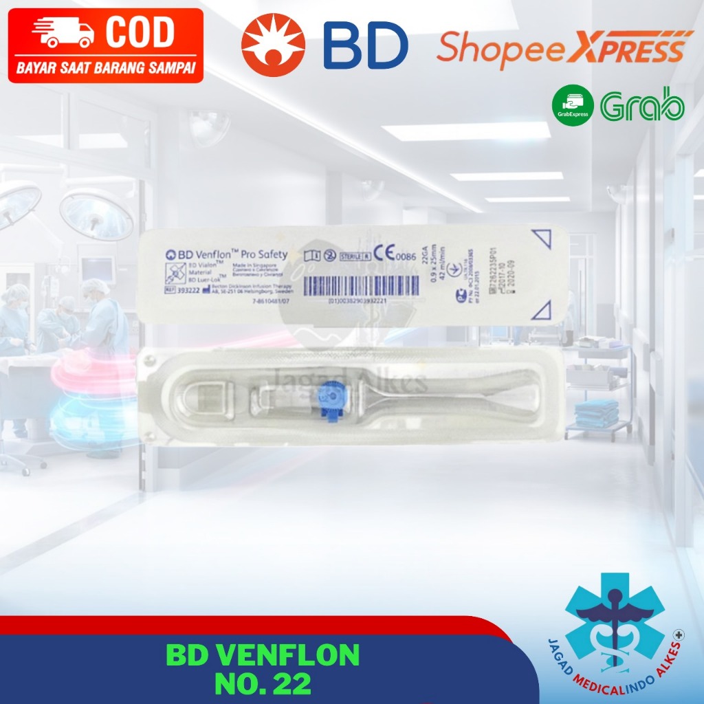 Jual BD Venflon no. 22g | Shopee Indonesia