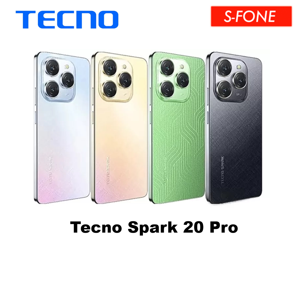 Jual Tecno Spark 20 Pro 8/256 - 12/256 GB Garansi Resmi | Shopee Indonesia