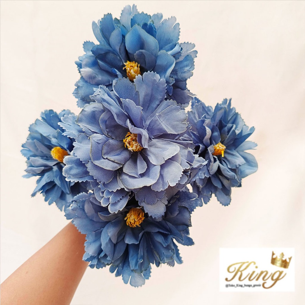 Jual Jumbo Carnation Bunga Dianthus Premium Artificial Flower Palsu ...